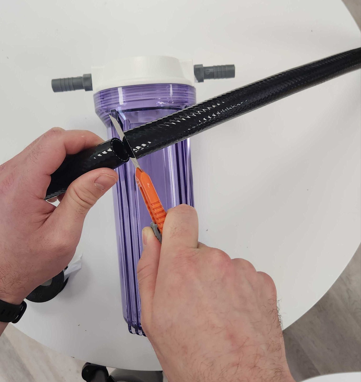 How to set up an external 20 micron filter for your Standard Chiller ...